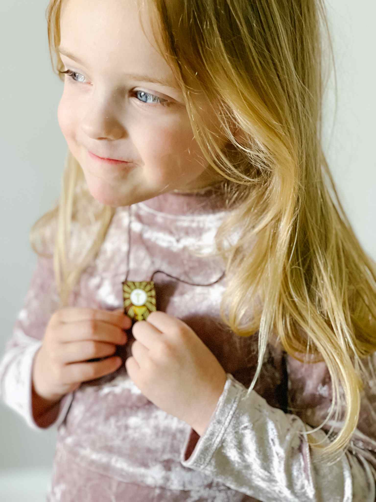 Kids Brown Scapular, Brown & Gold, Eucharist – House of Joppa