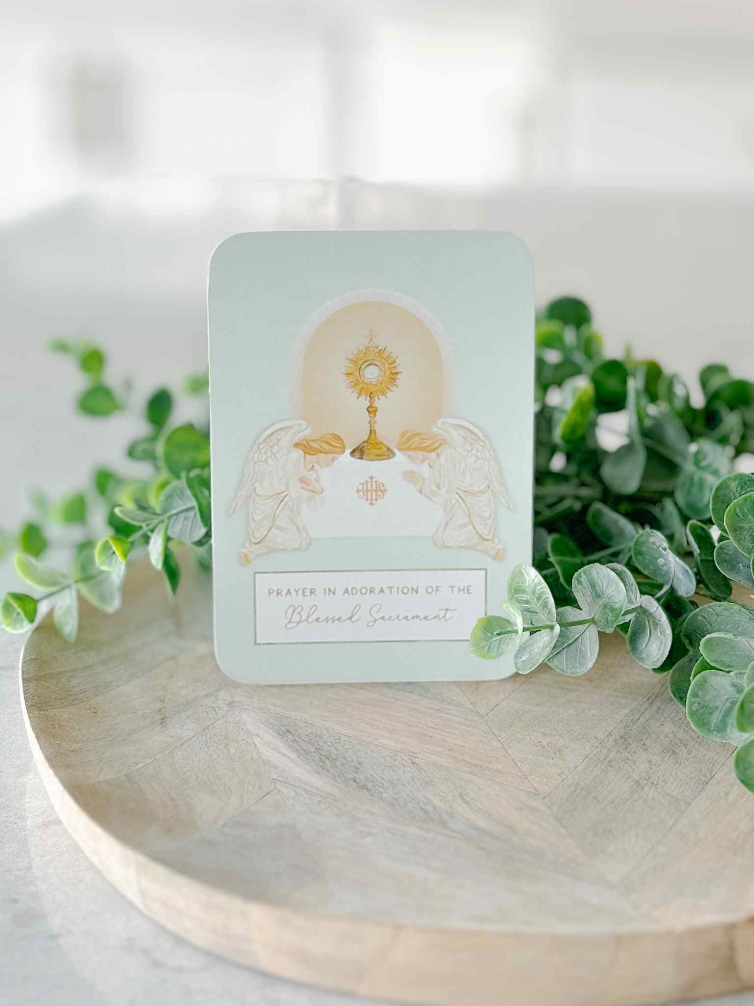 Prayer in Adoration of the Blessed Sacament - Prayer Card – House of Joppa