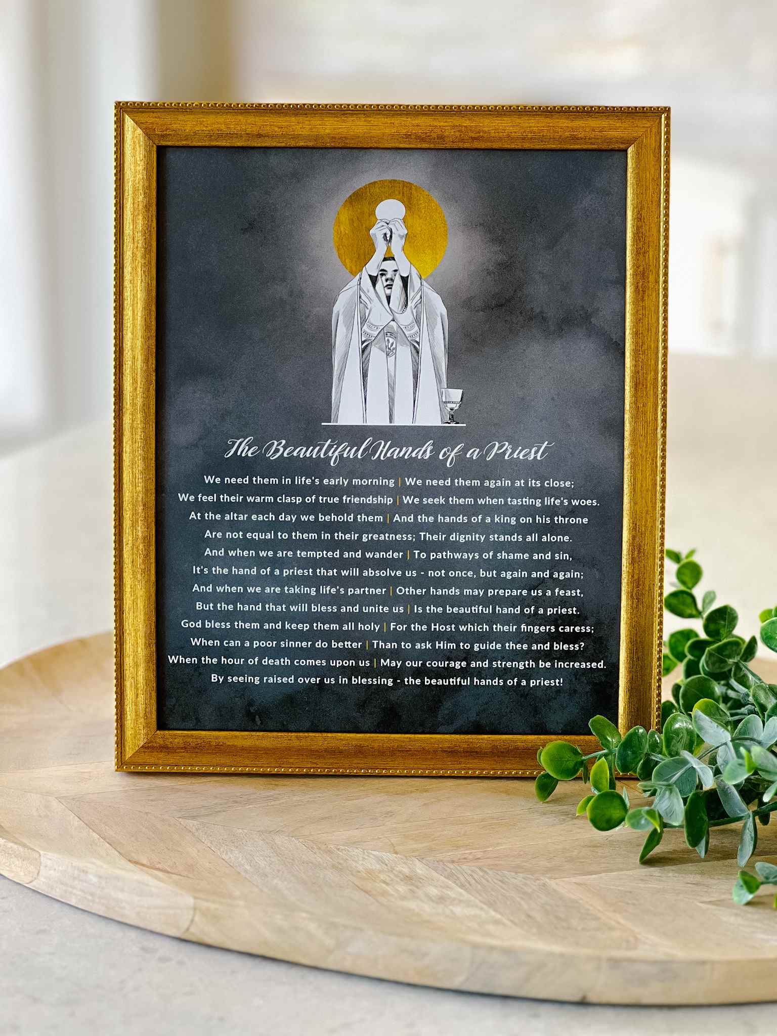 The Beautiful Hands of a Priest - Print – House of Joppa