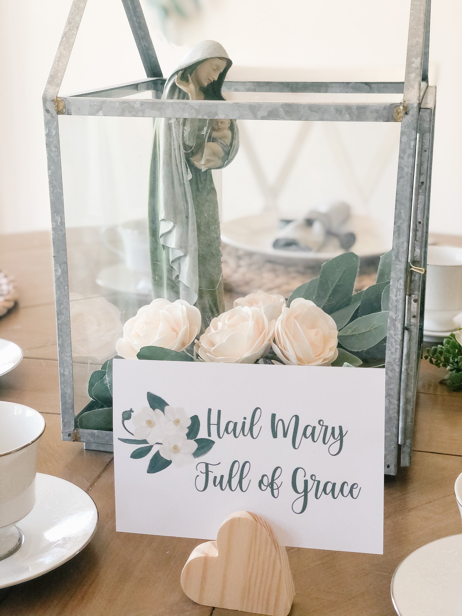 Hail Mary - Printable | Catholic Paper Goods | House of Joppa